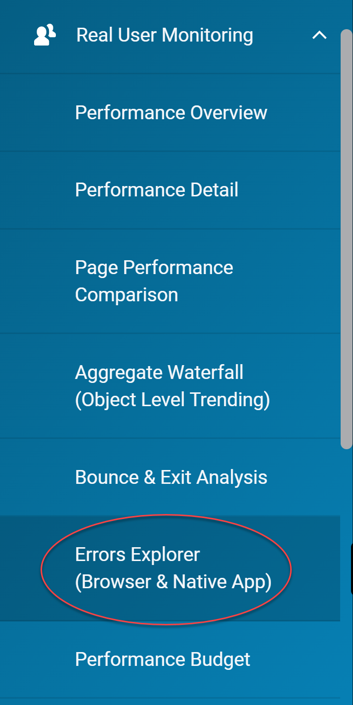 How To Track Javascript Errors In Rum Blue Triangle Help Center